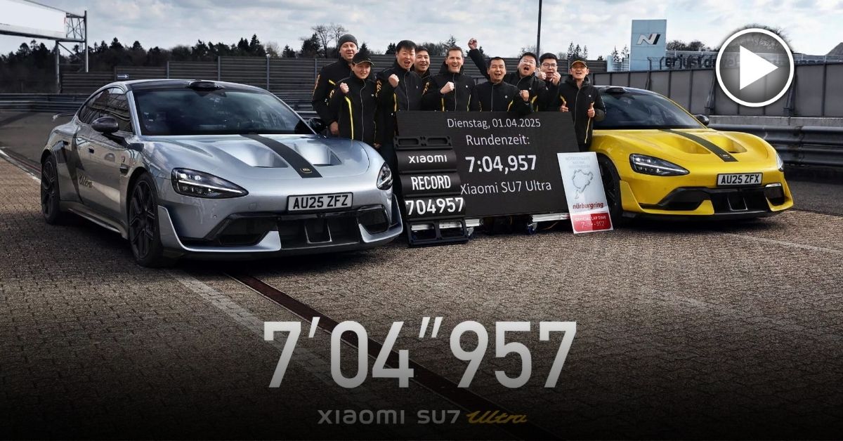 小米SU7 Ultra勇夺纽北最速电动车 7分04.95秒击败Taycan Turbo GT